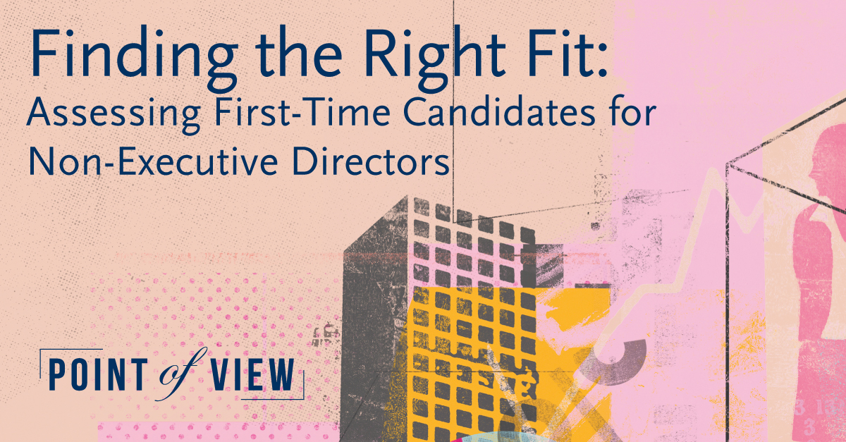 Finding the right fit: Assessing First-Time Candidates for Non ...