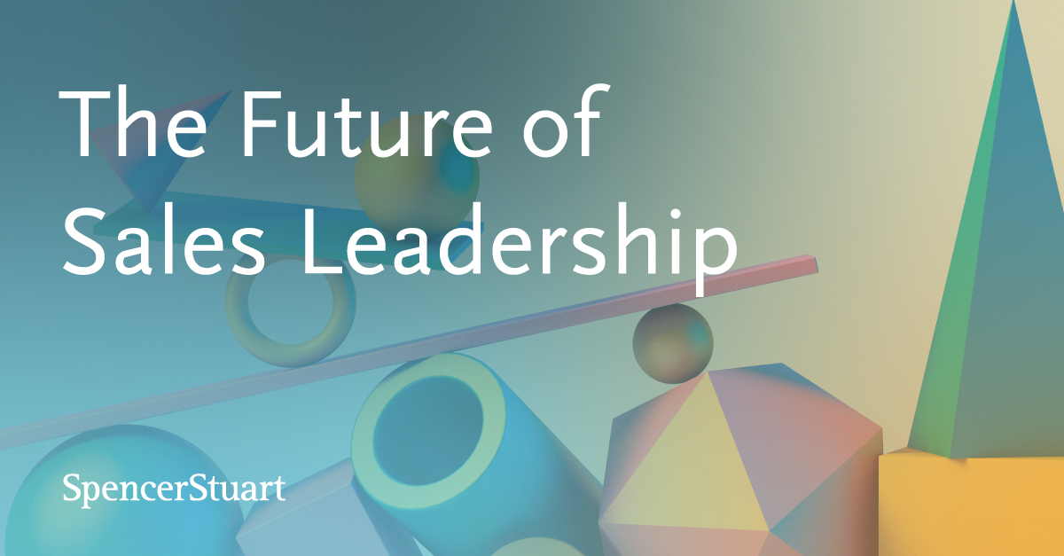 The Future of Sales Leadership