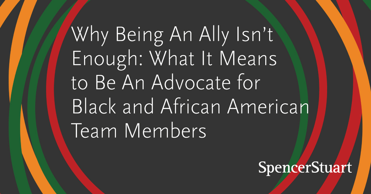 Why Being An Ally Isn’t Enough: What It Means to Be An Advocate for ...