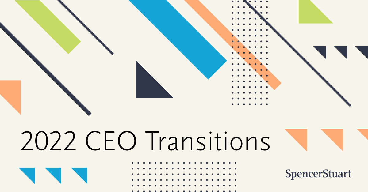2022 S&P 500 CEO Transitions