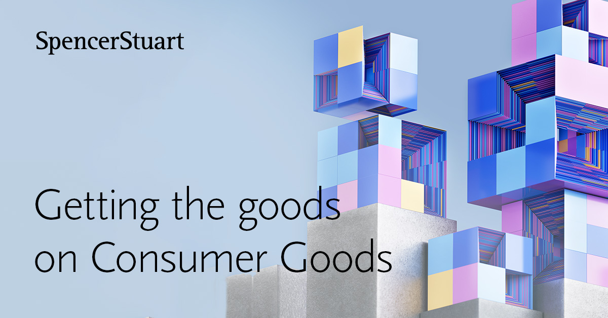 Getting the goods on Consumer Goods