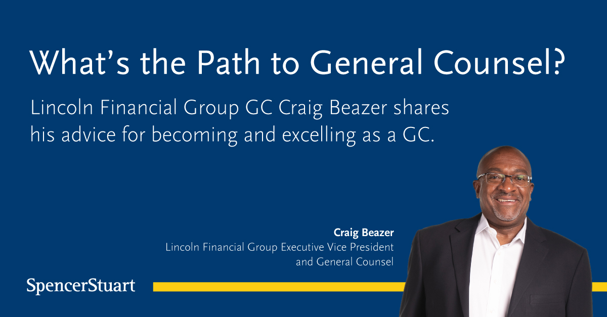 The Path to General Counsel