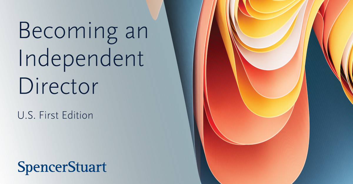 Becoming an Independent Director