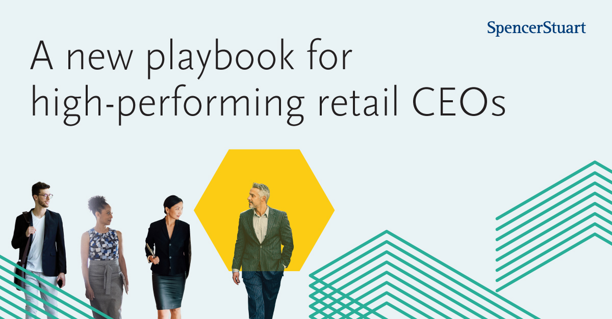 A new playbook for high-performing retail CEOs