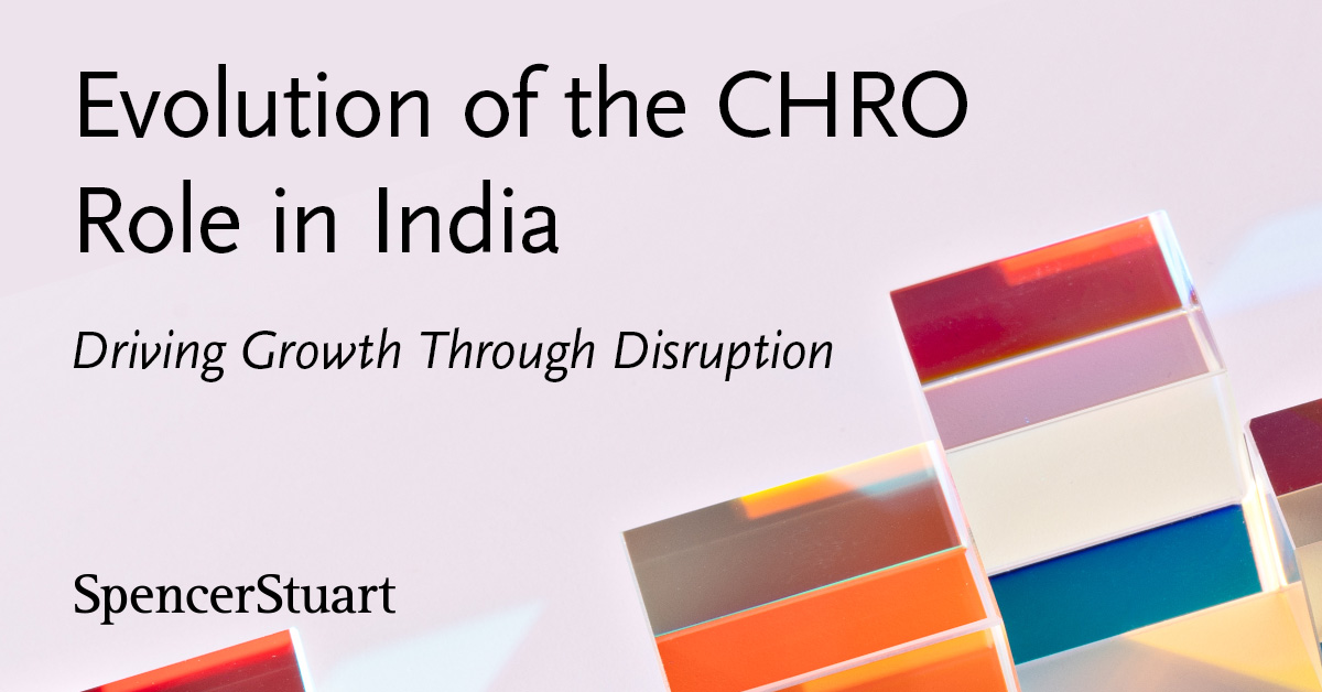 Evolution of the CHRO Role in India