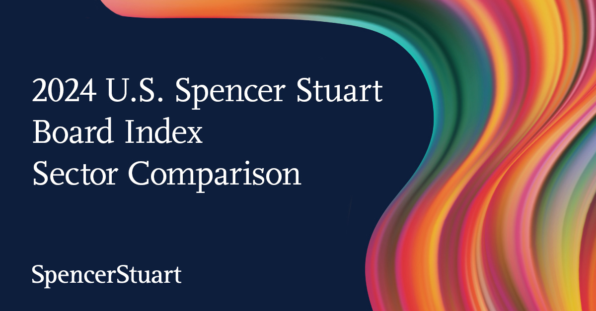 S&P 500 Industry Sector Comparison Chart: 2024 U.S. Spencer Stuart ...