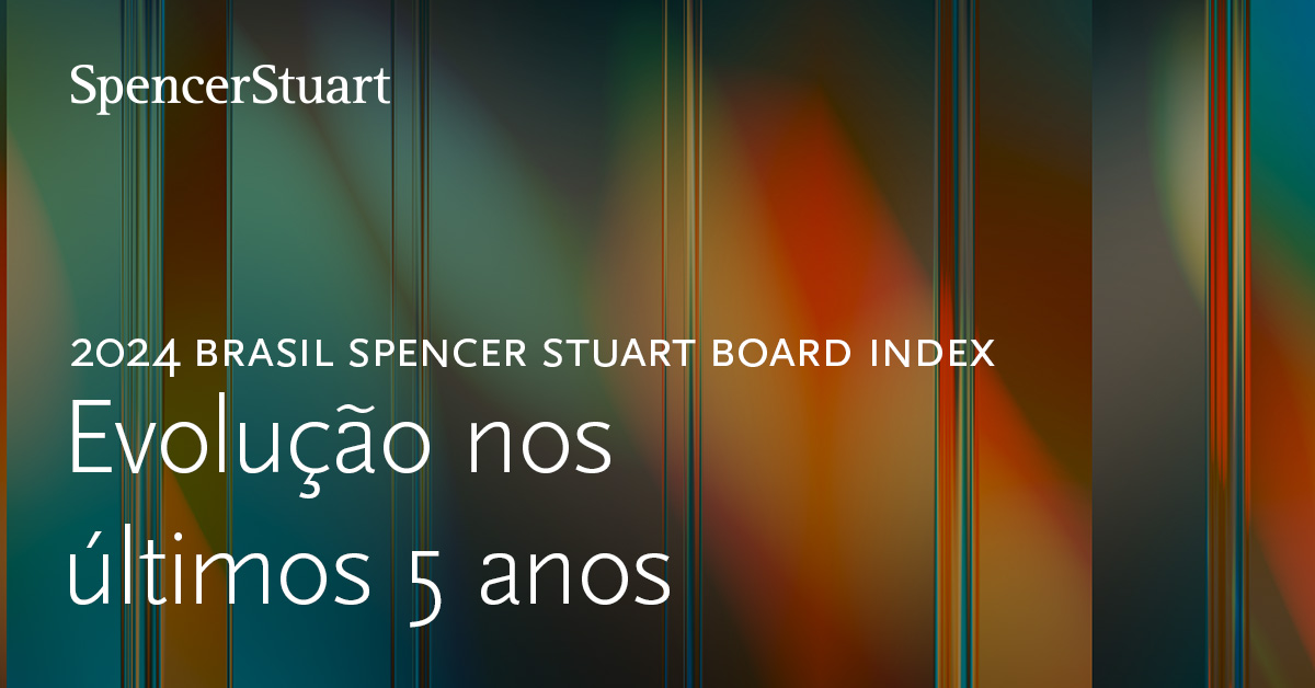 2024 Brasil Spencer Stuart Board Index - Evolução De 2020 A 2024 ...